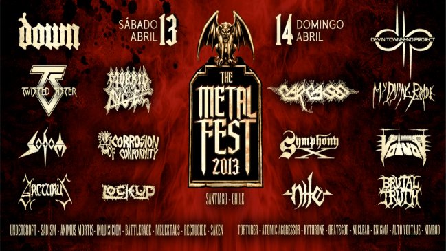 The Metal Fest completó su cartel 2013 con Twisted Sister - Cooperativa.cl