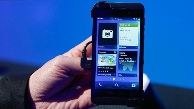 Blackberry apuesta por lo táctil con el lanzamiento en Chile del Z10 ...