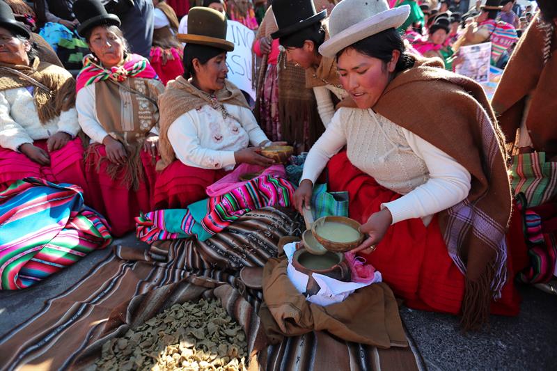 [Fotos] La preparación del año nuevo aymara en Bolivia - Cooperativa.cl