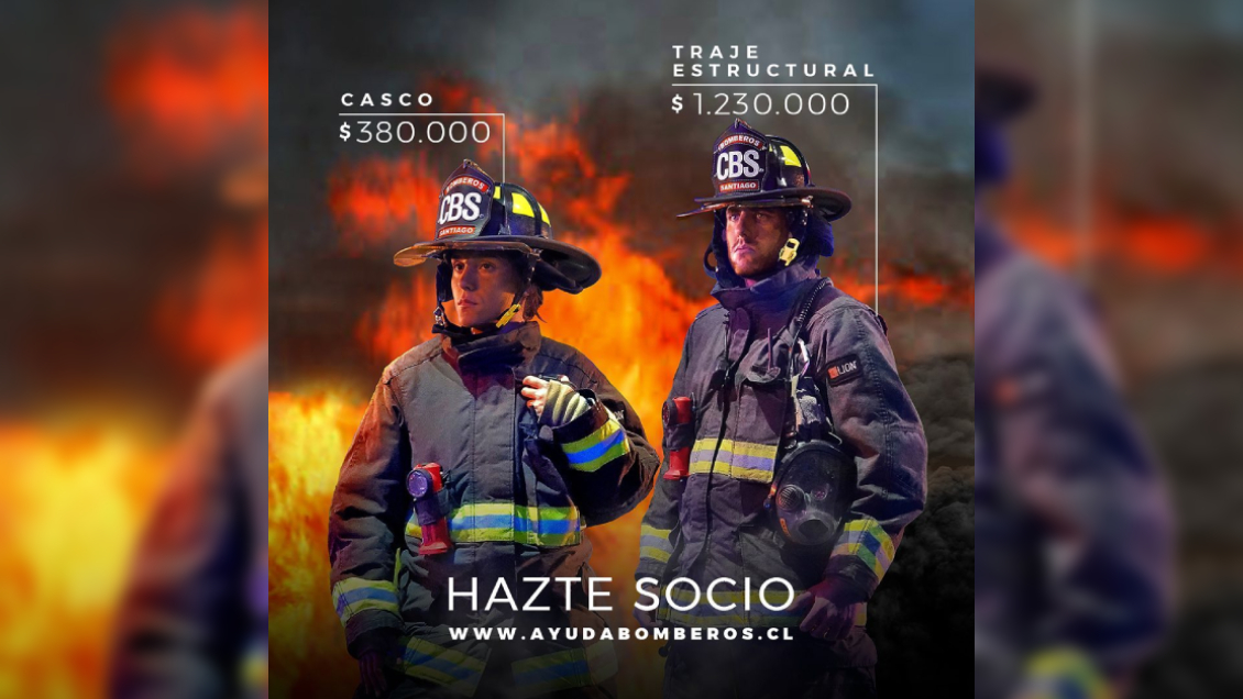 Cuerpo de Bomberos de Santiago lanzó campaña en busca de socios - Cooperativa.cl