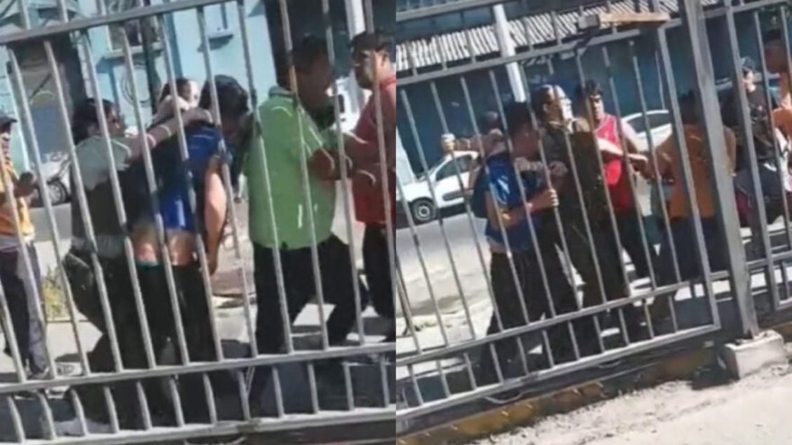 Dos carabineras fueron golpeadas por cuidadores irregulares de autos en el Barrio Franklin ...