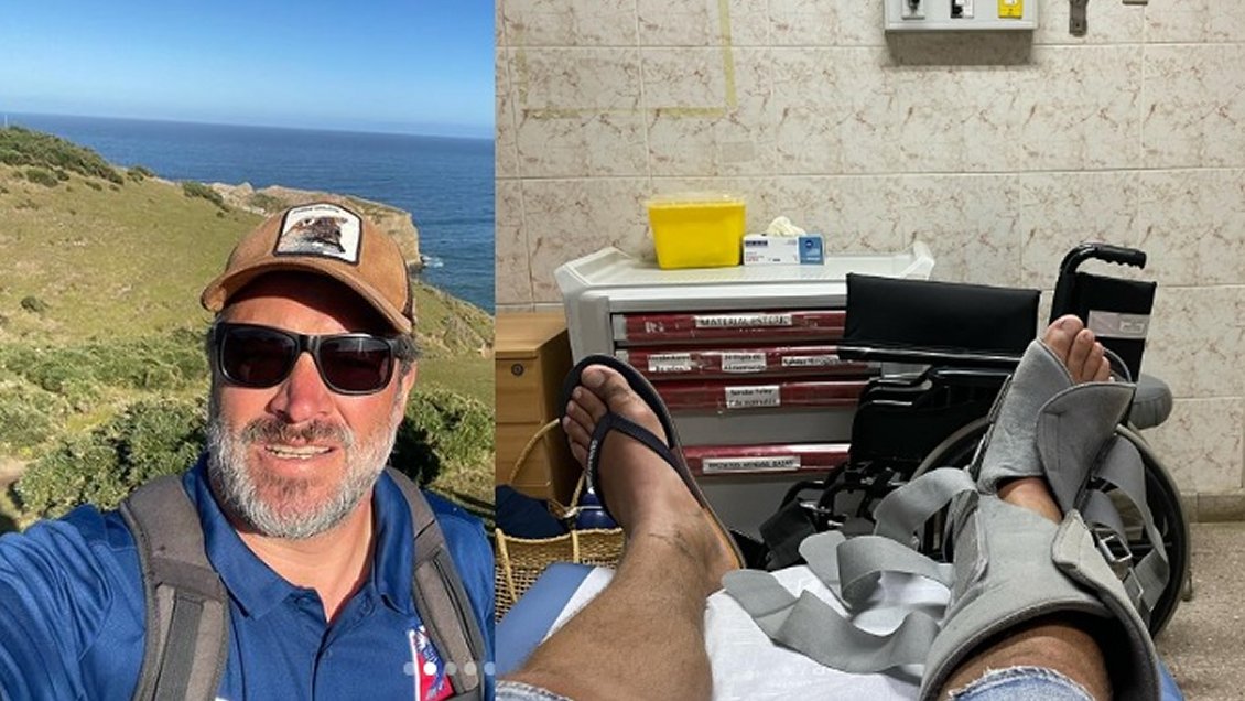 [Fotos] Vacaciones: Sebastián Sichel intentó mariscar y se fracturó una ...