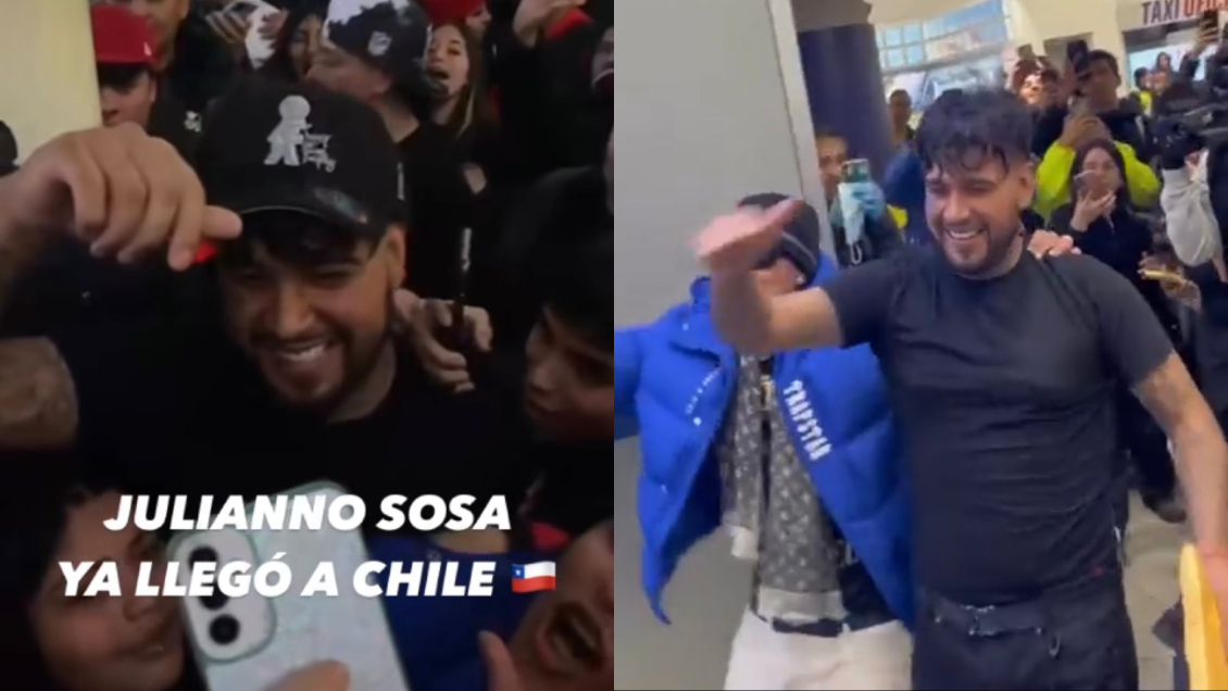 Julianno Sosa volvió a Chile: así fue su multitudinaria bienvenida ...