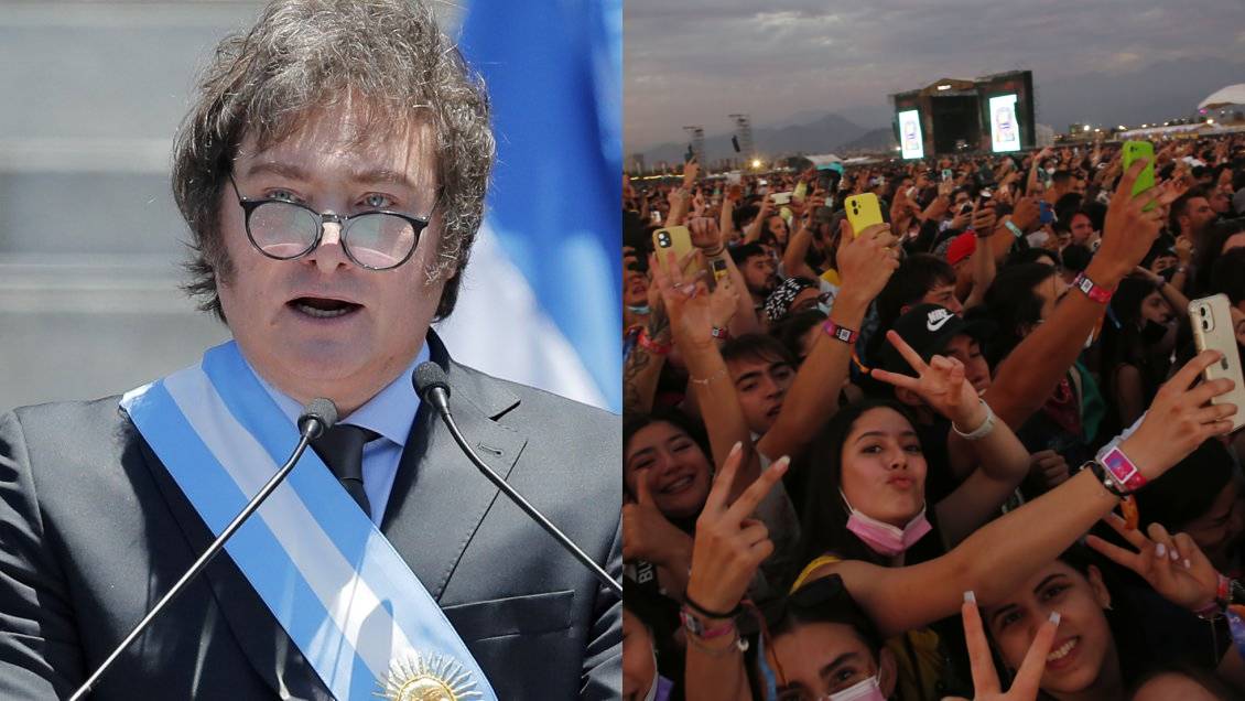 Efecto Milei en los conciertos en Chile: entradas tendrían un alza en el precio - Cooperativa.cl