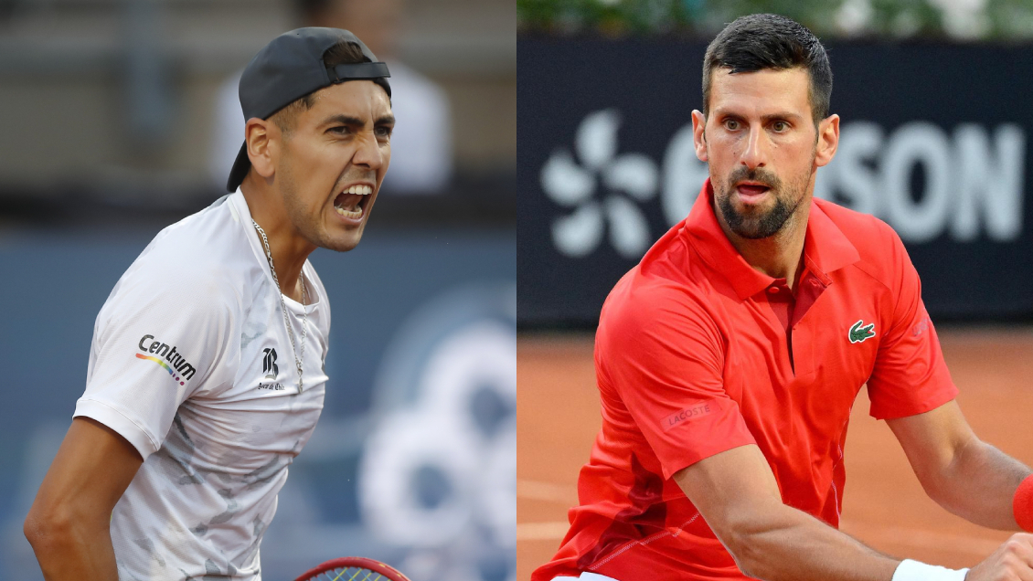 ¿Cuándo y dónde ver el duelo de Alejandro Tabilo y Novak Djokovic en el Masters de Roma ...