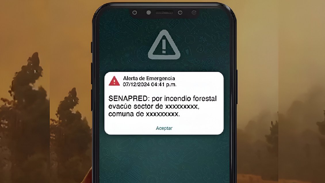[Video] Alerta SAE: Si te llega esta alarma, debes evacuar - Cooperativa.cl
