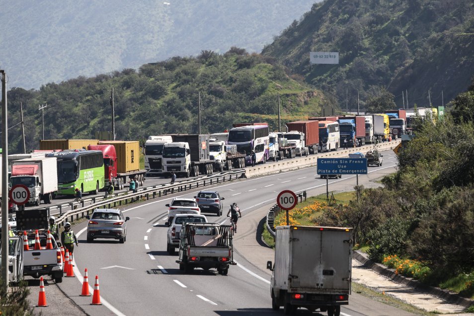 [Fotos] Accidente en Túnel Lo Prado generó gran congestión en la Ruta ...