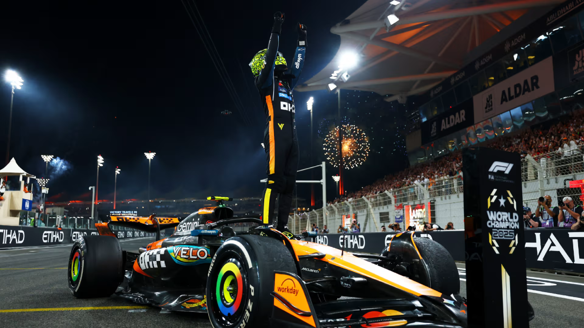 Lando Norris se coronó campeón de la Fórmula 1 pese al triunfo de ...