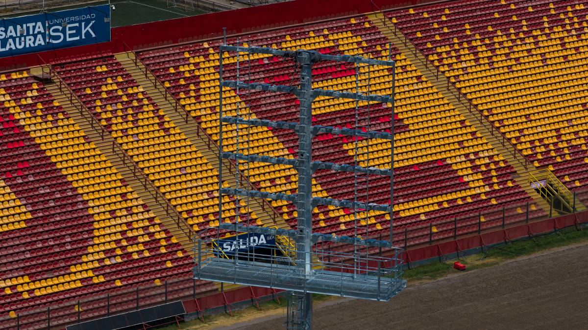 Unión Española completó la primera etapa de sus nuevas torres de ...