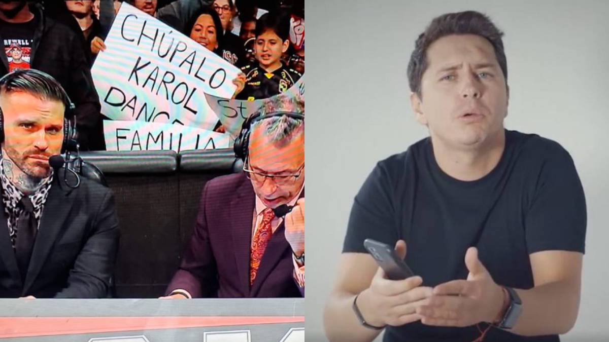 Cartel contra Karol Dance irrumpe en transmisión de la WWE - Cooperativa.cl