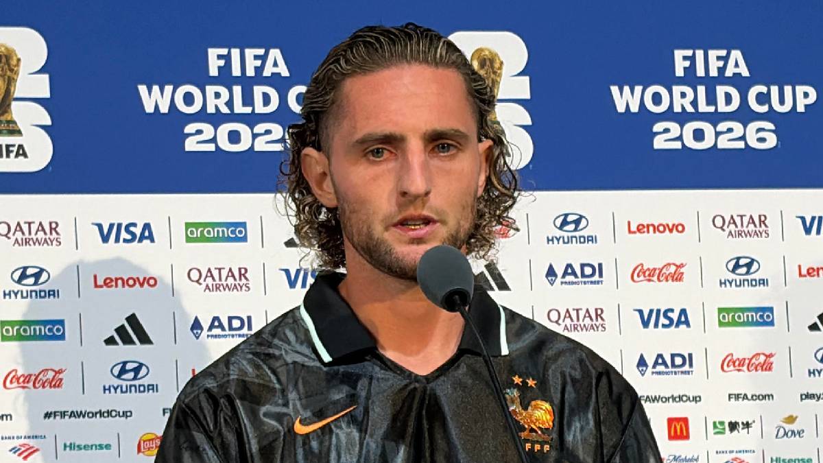 Rabiot criticó el pasto de la cancha en Nueva Jersey: "Se parece ...